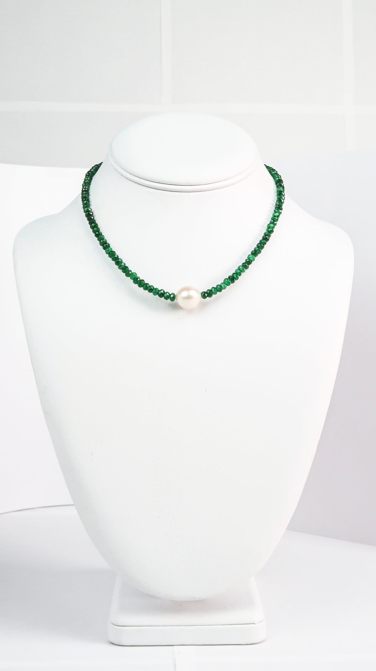 Emerald Pearl Necklace | Jacqui's Pearls | Jacqui's Pearls®